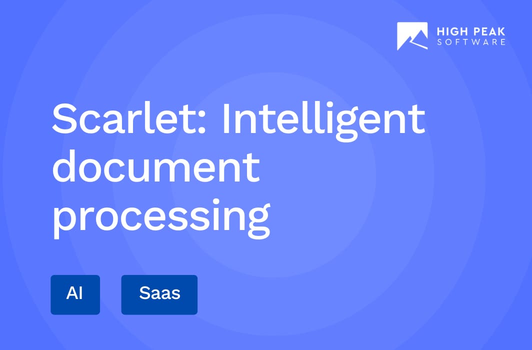 Scarlet Document Processing High Peak Software