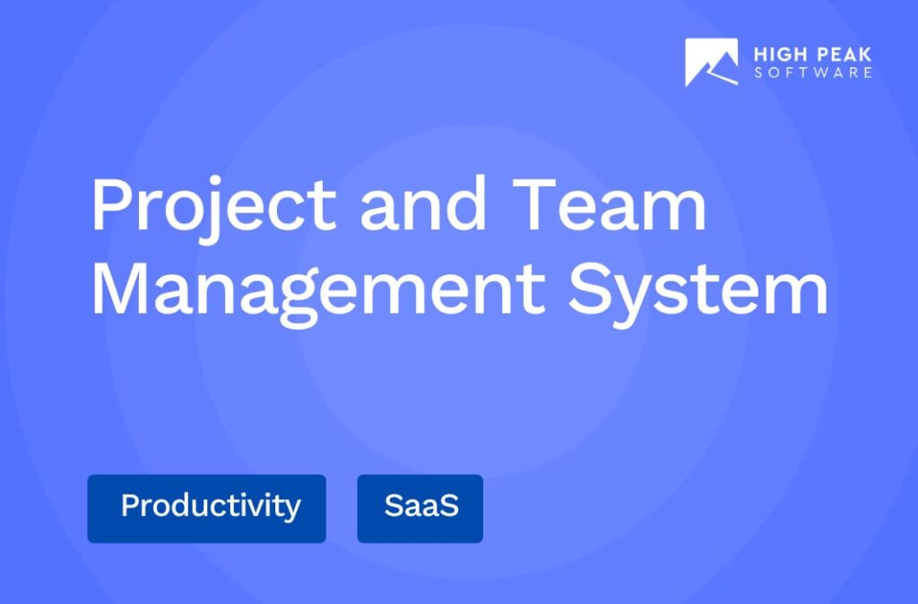 Almanac | Project management System | High Peak Software