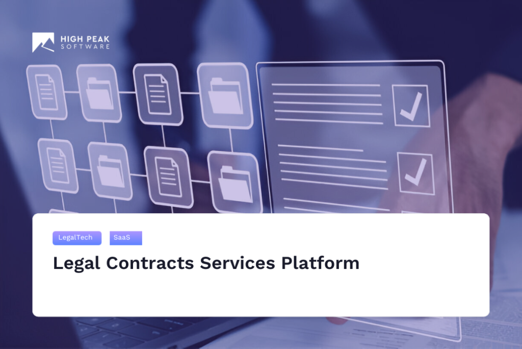 Legal Contracts Services Platform | High Peak Software